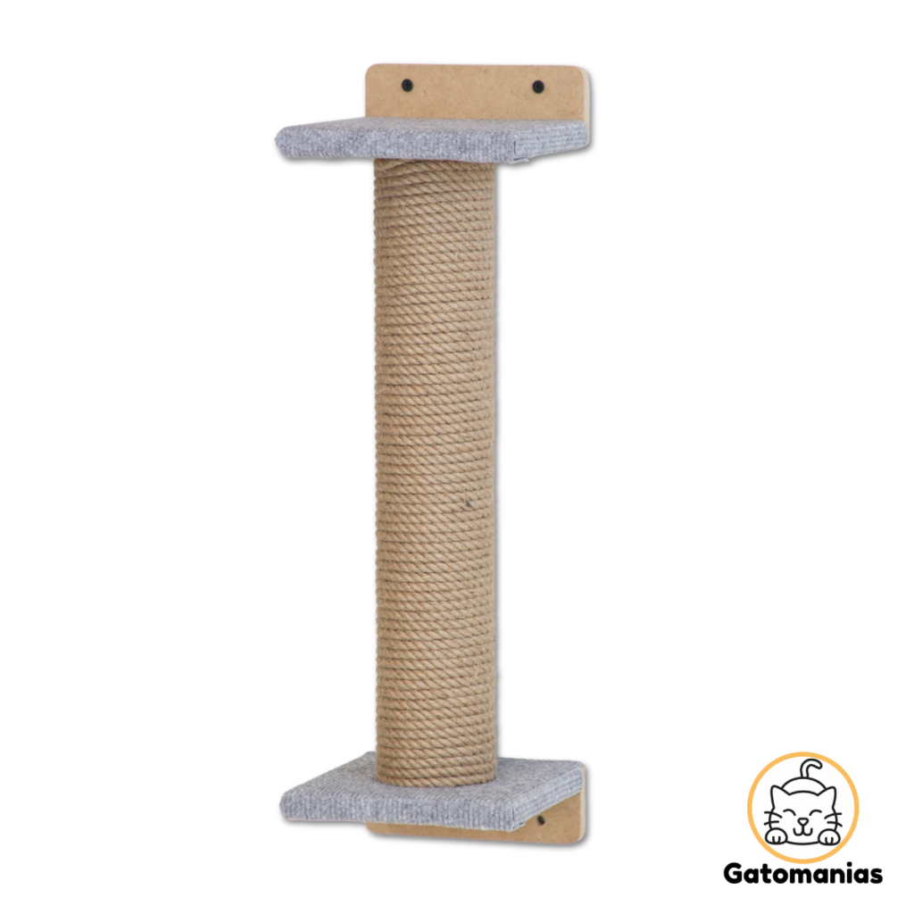 Rascador Tubo de Pared 40cm - 9 Cuotas Sin Interés - Gatomanias